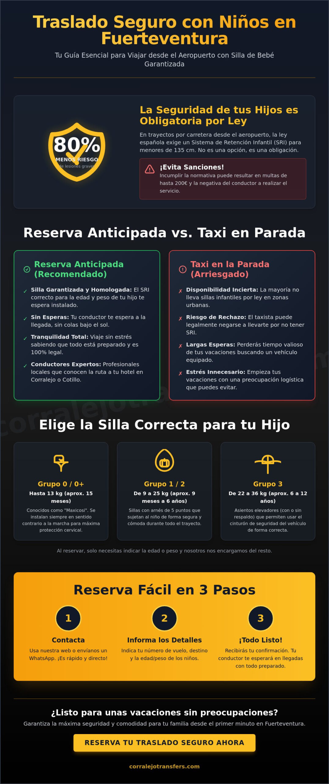 Traslado Aeropuerto Fuerteventura con Silla de Bebé: Guía de Seguridad ...